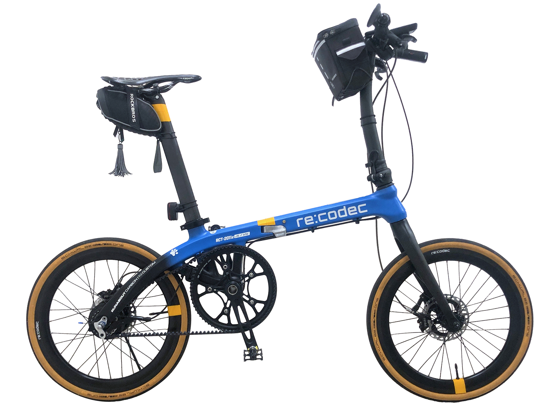 re:codec RCT-2011s ALFINE – GALLERY | 折りたたみ自転車をベルトドライブ化 & 内装変速化カスタム